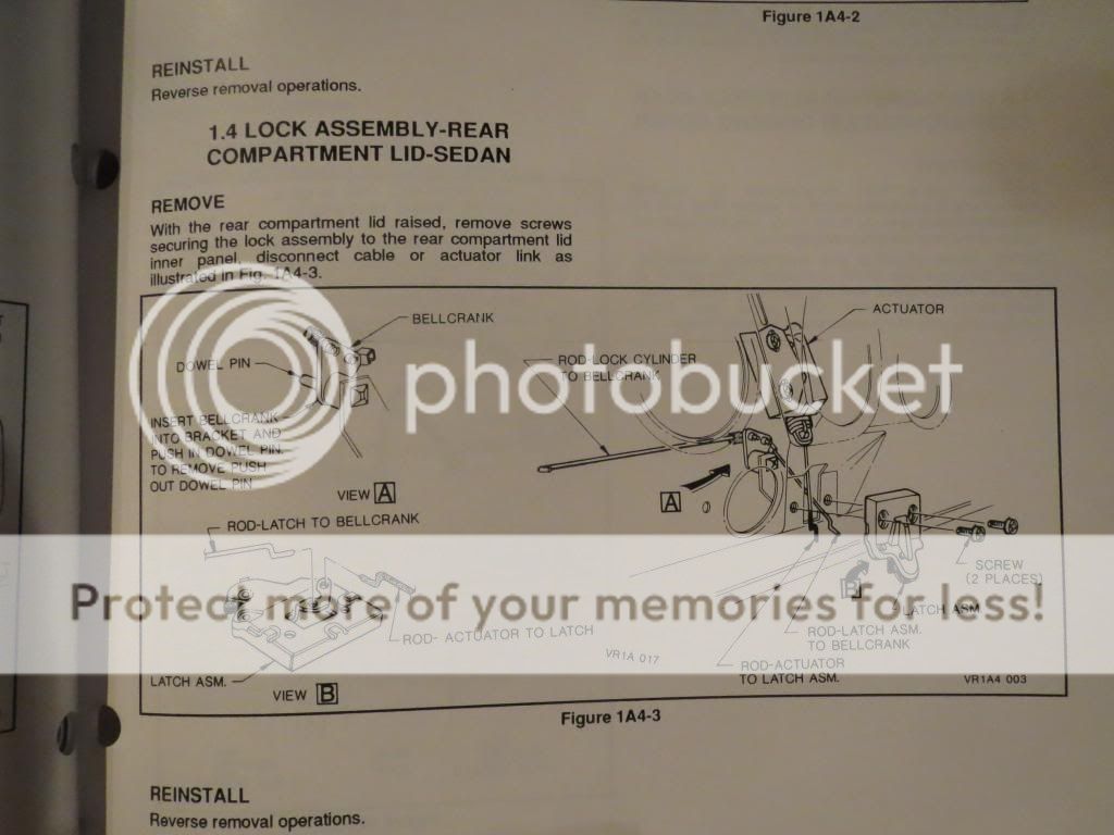 Boot Latch Mechanism Diagram | Just Commodores